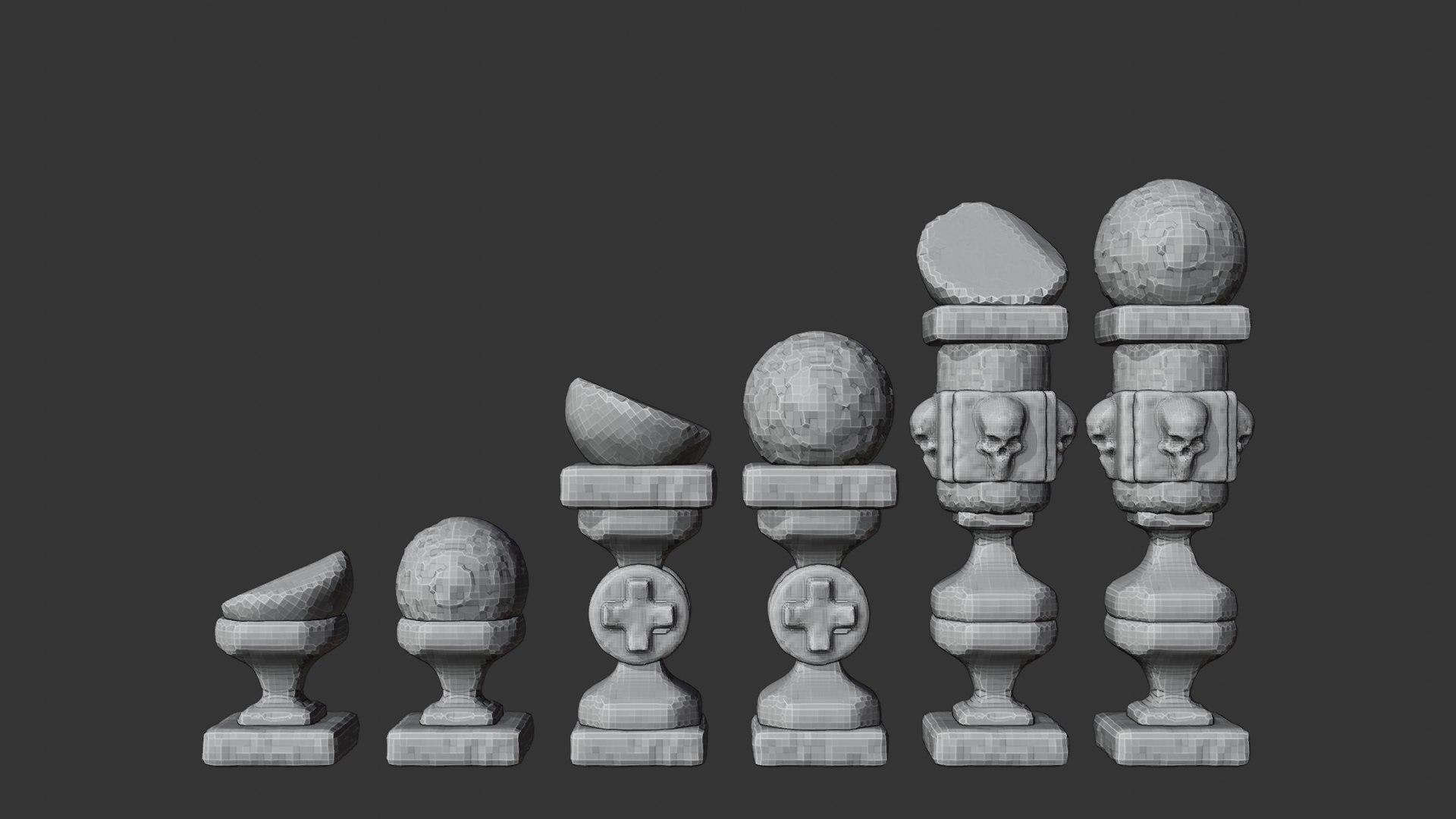 Medieval Stone Columns 3D Model - TurboSquid 2234307