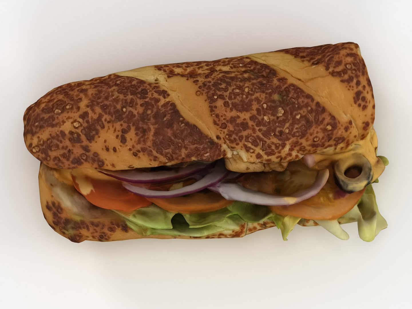 Sandwich Subway Model - TurboSquid 1567931