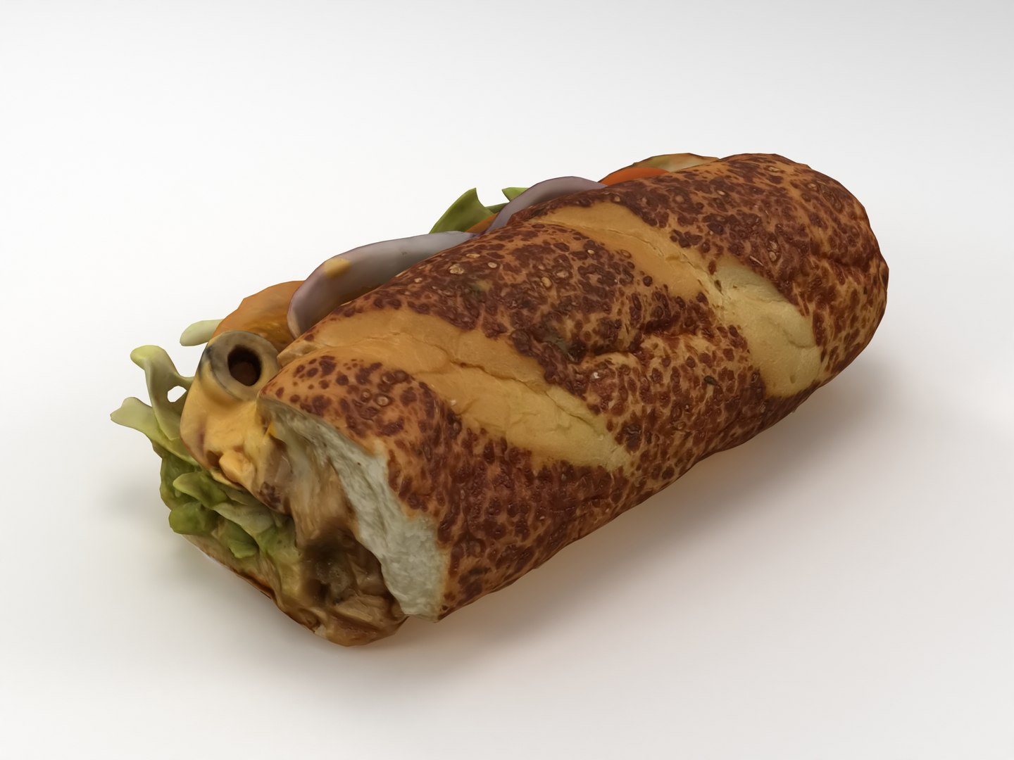 Sandwich Subway Model - TurboSquid 1567931