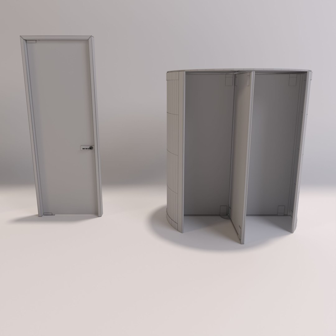 3d Model Doors Office Interiors