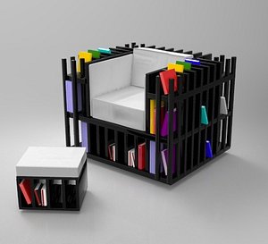 Download Free & Premium Book Chair 3D Models | TurboSquid