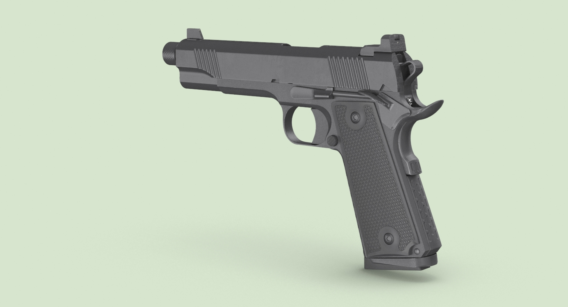 Handgun Pistol Weapon 3D Model - TurboSquid 1312501