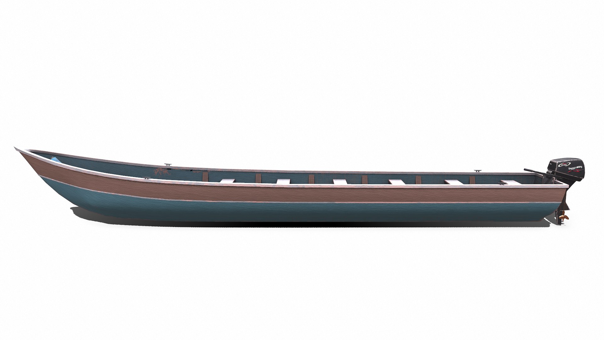 3D Model Traditional Boat Low-poly PBR - TurboSquid 2124698