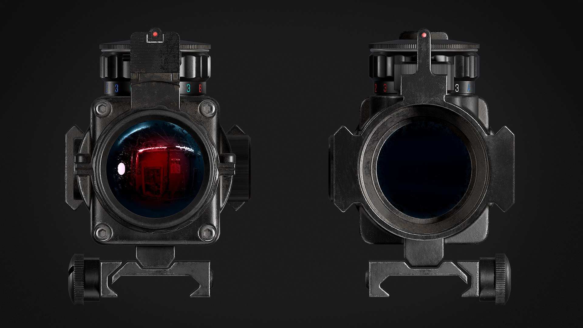 3D Advanced Combat Optical Gunsight ACOG 4x - TurboSquid 1942732