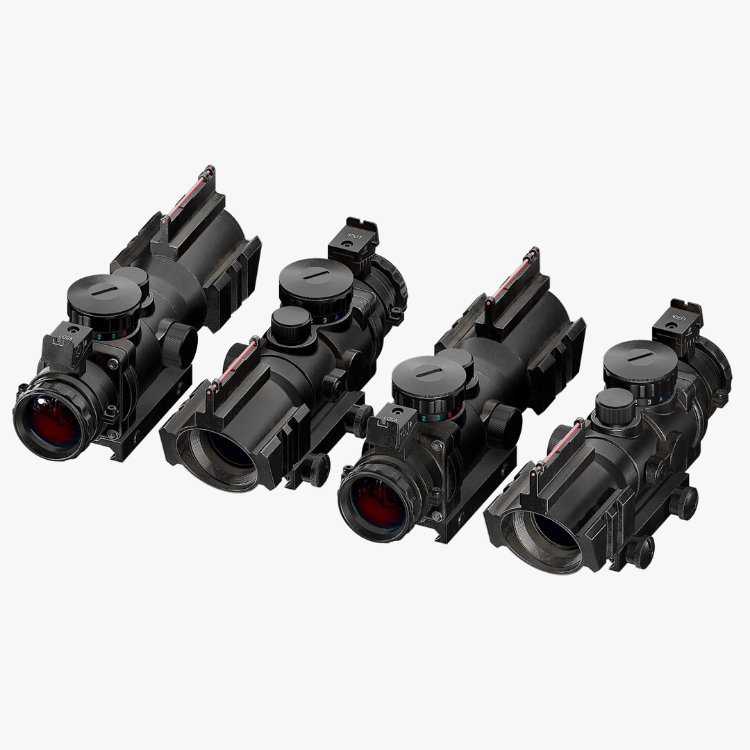 3D Advanced Combat Optical Gunsight ACOG 4x - TurboSquid 1942732