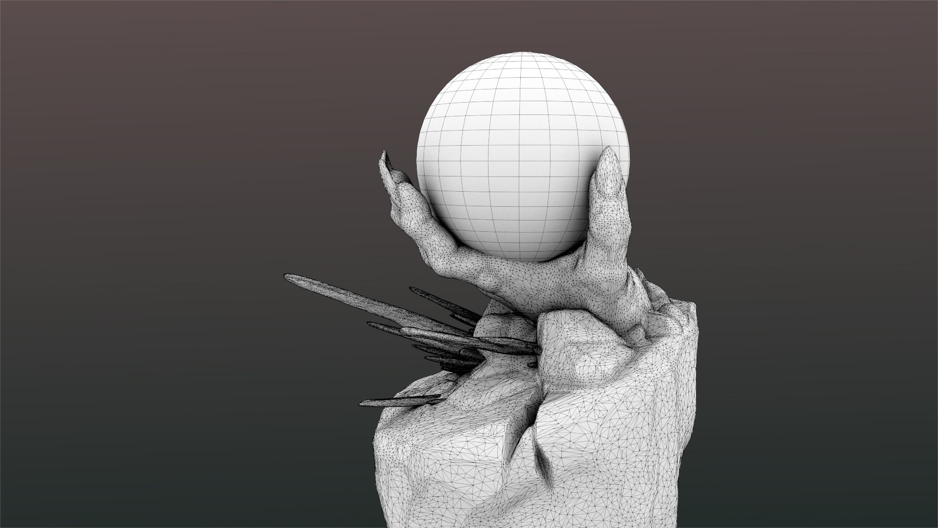 Low-poly Magic Sphere 3D - TurboSquid 1637166
