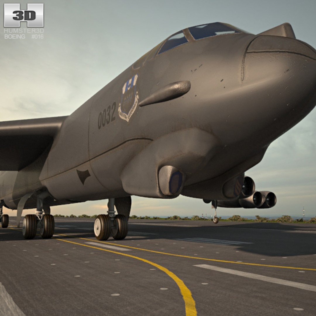 3D Boeing B-52 B Model - TurboSquid 1286724