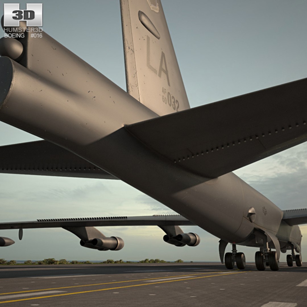 3D Boeing B-52 B Model - TurboSquid 1286724