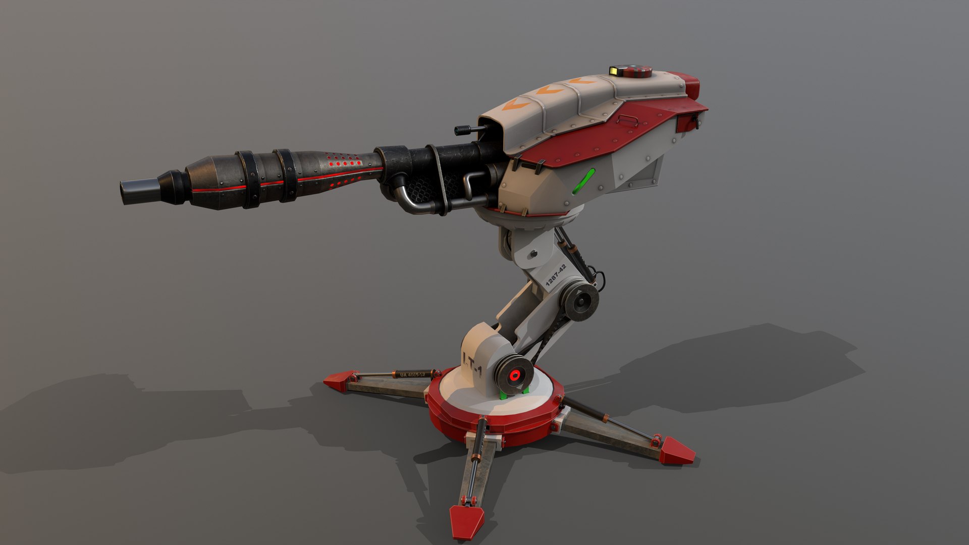 Turret tower defense 3D model - TurboSquid 1704195