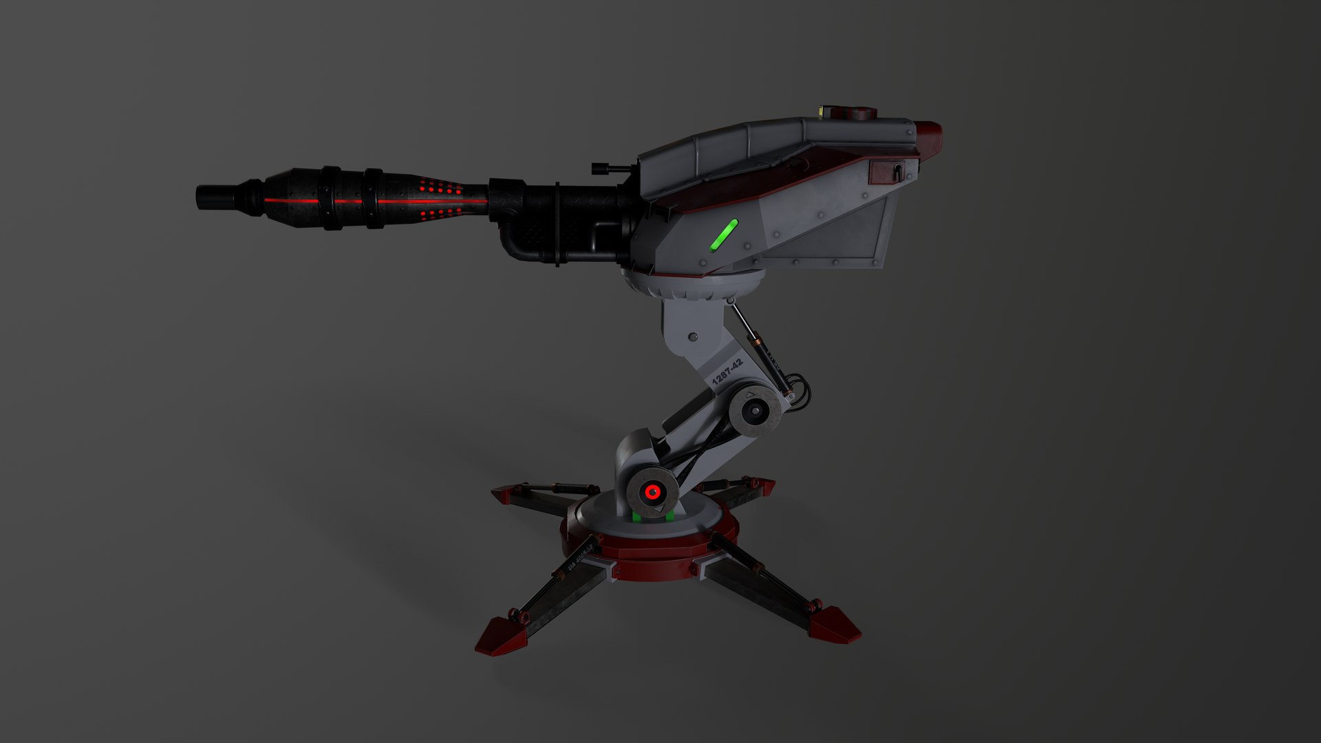 Turret tower defense 3D model - TurboSquid 1704195