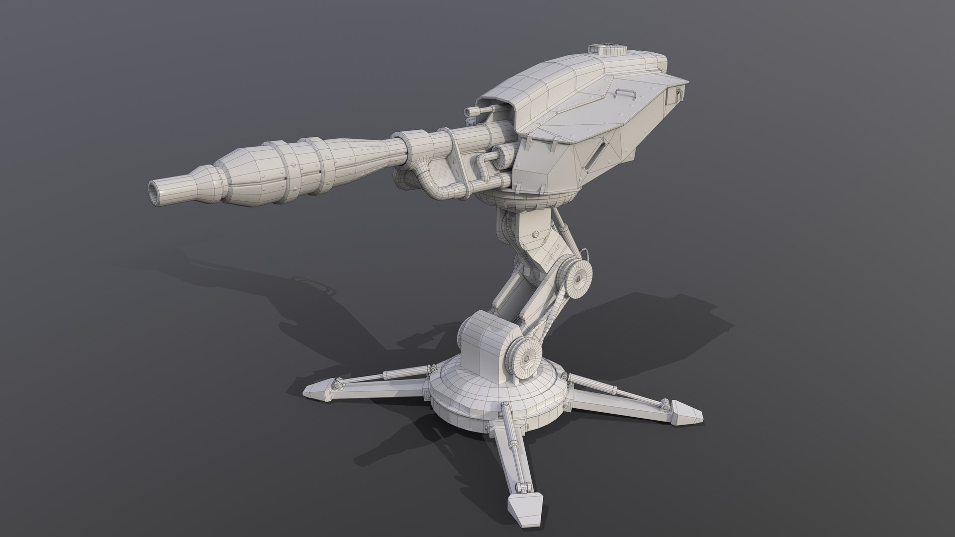 Turret tower defense 3D model - TurboSquid 1704195