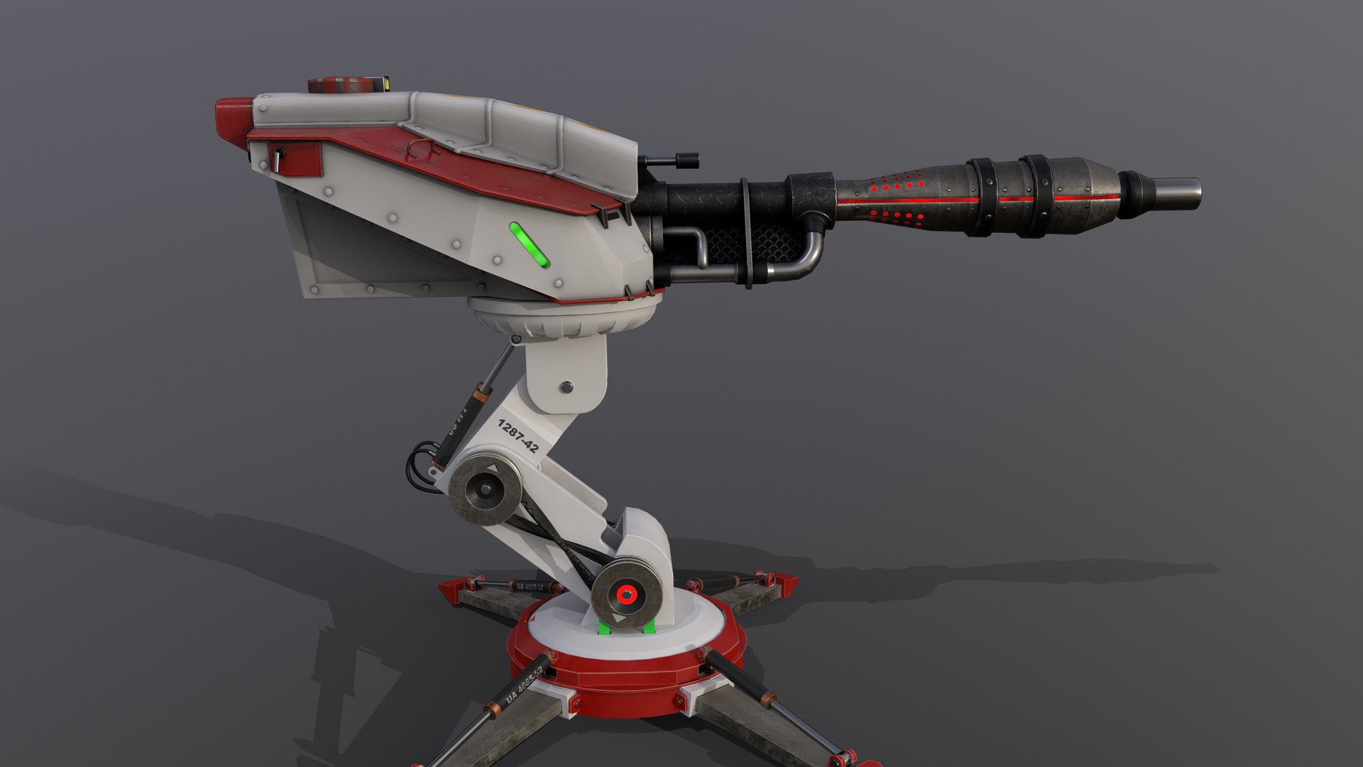 Turret tower defense 3D model - TurboSquid 1704195