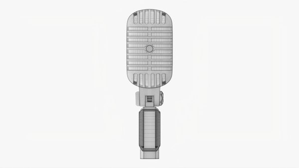 Cardioid microphone 01 3D model - TurboSquid 1760468
