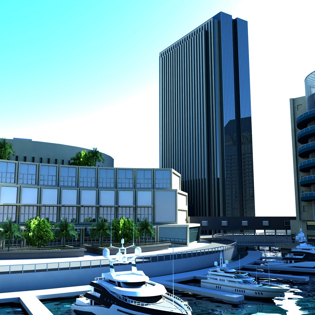 3d 3ds Dubai Marina Mall