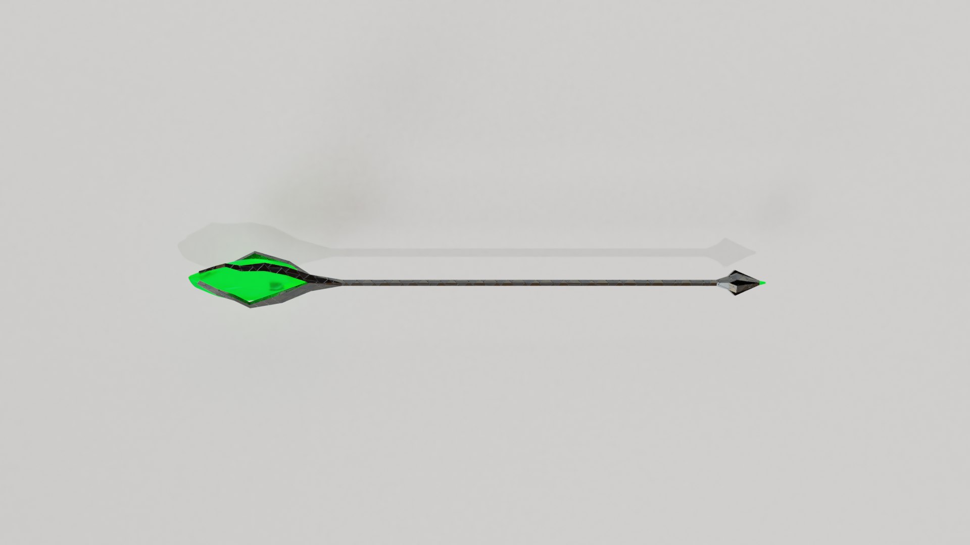 Magic Emerald Staff Model - TurboSquid 2063678