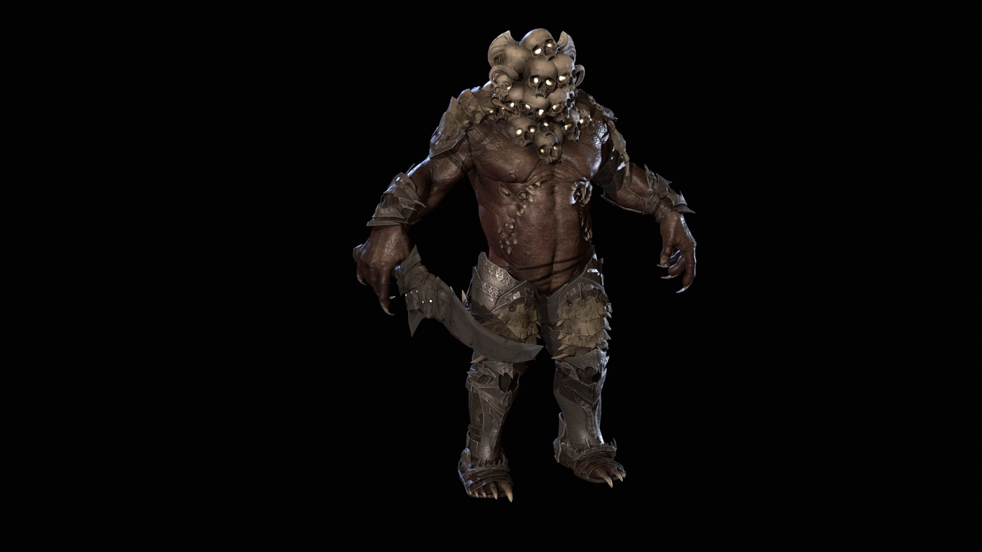 Demon Boss 7 3D Model - TurboSquid 2144272