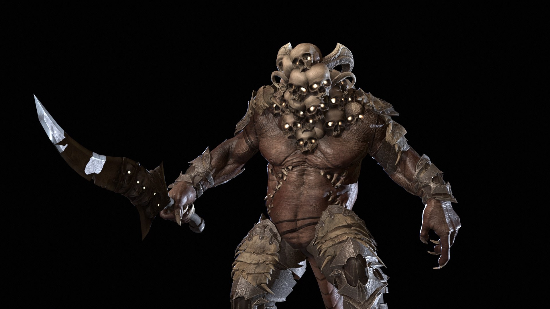 Demon Boss 7 3D Model - TurboSquid 2144272
