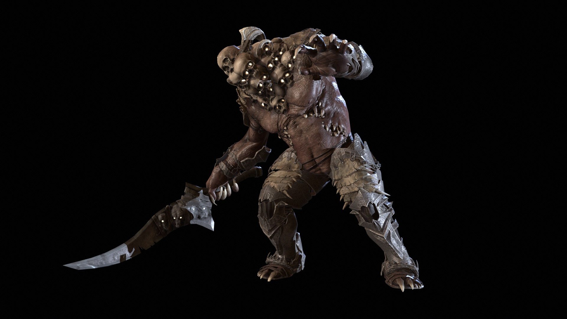 Demon Boss 7 3D Model - TurboSquid 2144272