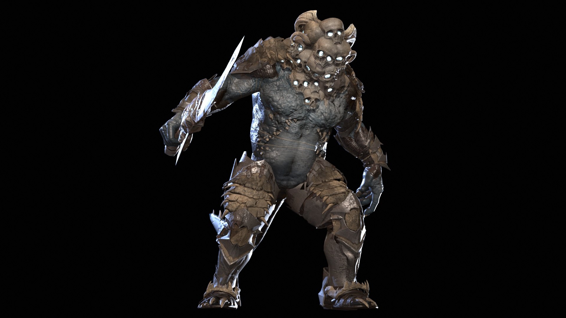 Demon Boss 7 3D Model - TurboSquid 2144272