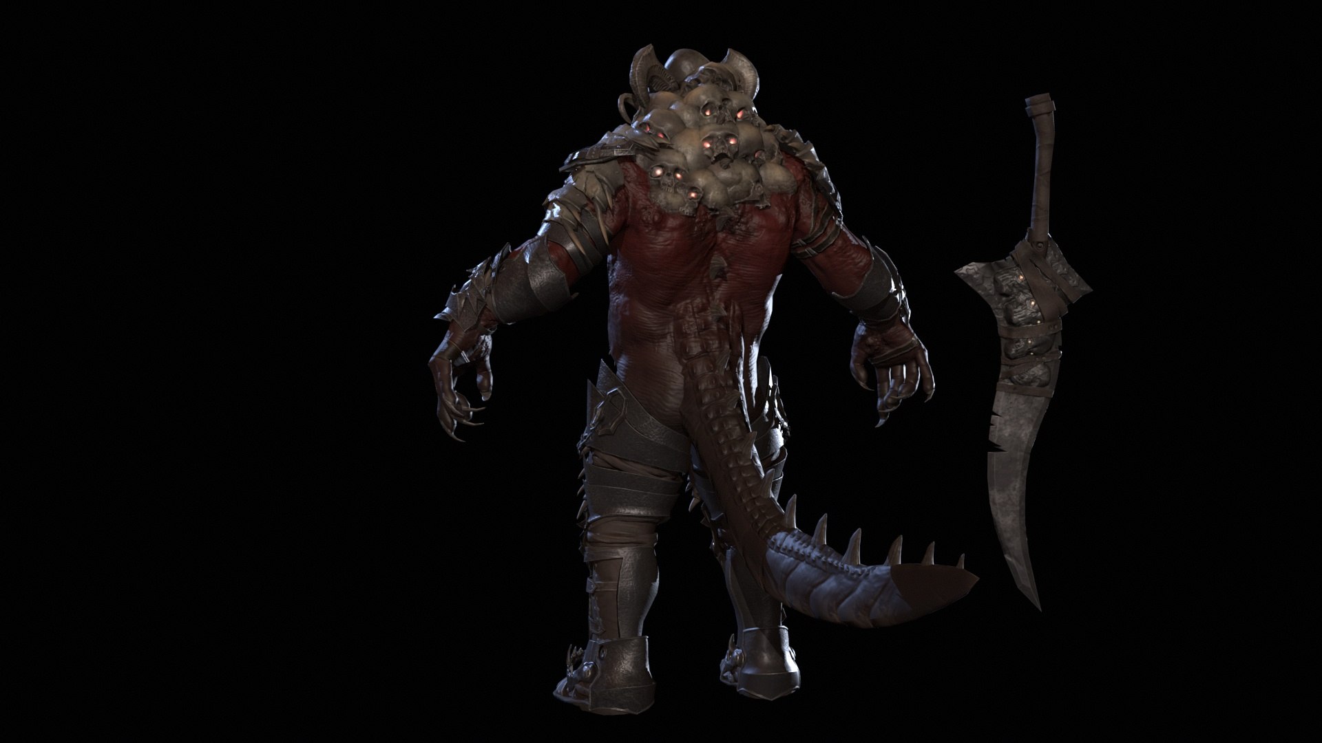 Demon Boss 7 3D Model - TurboSquid 2144272