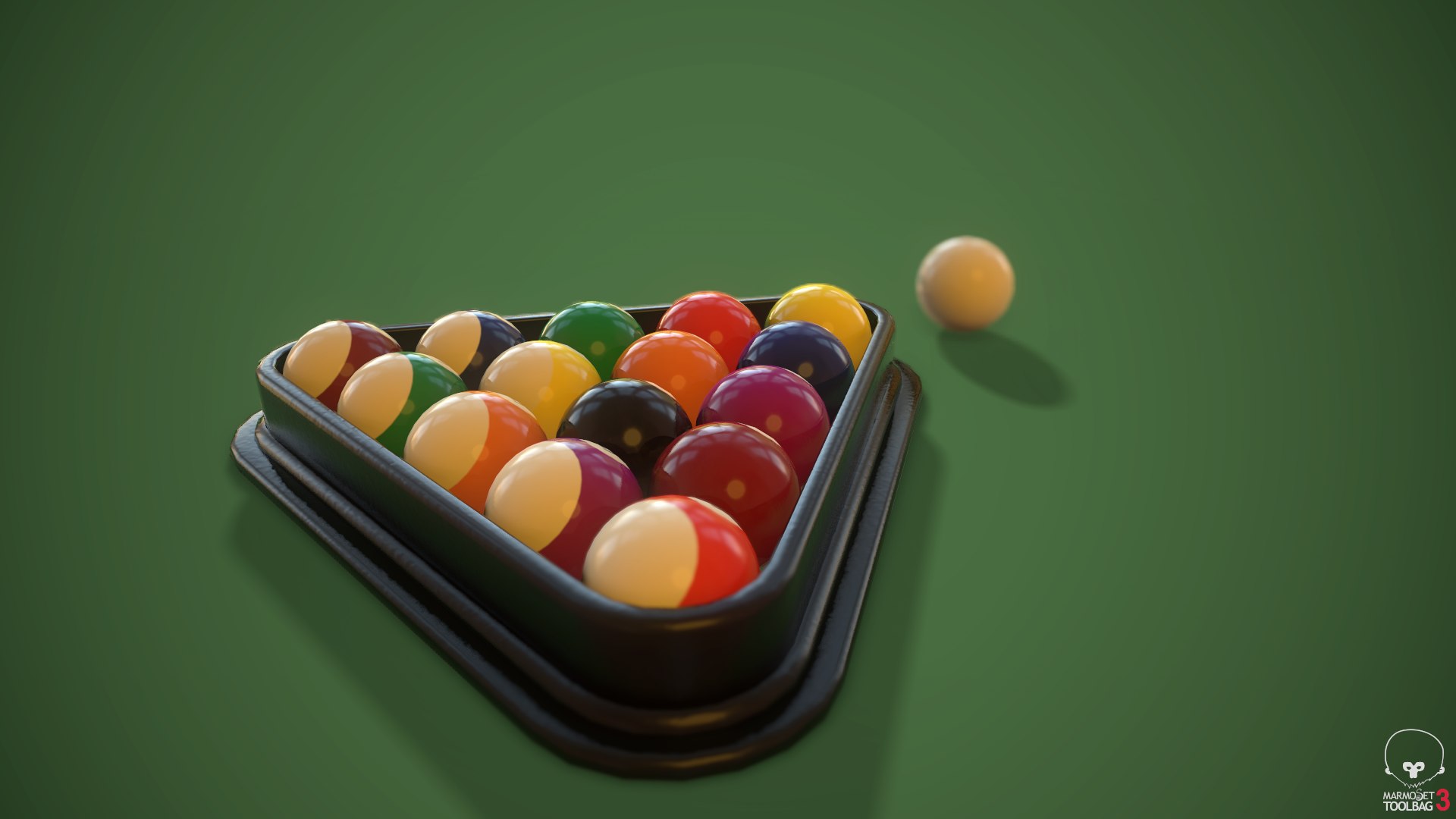 American Pool Balls 3D Model - TurboSquid 1271379