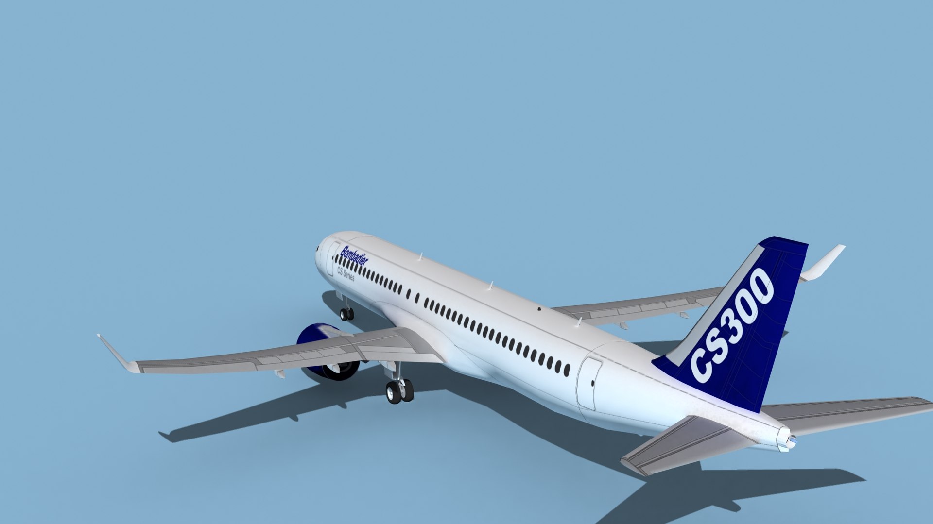 Bombardier CS300 Bombardier 3D Model - TurboSquid 1746826