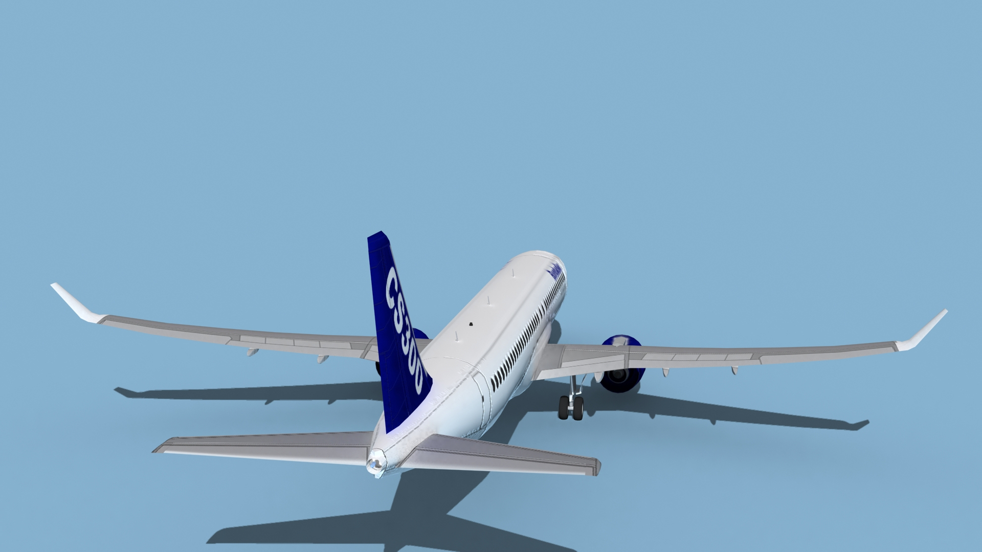 Bombardier CS300 Bombardier 3D model - TurboSquid 1746826