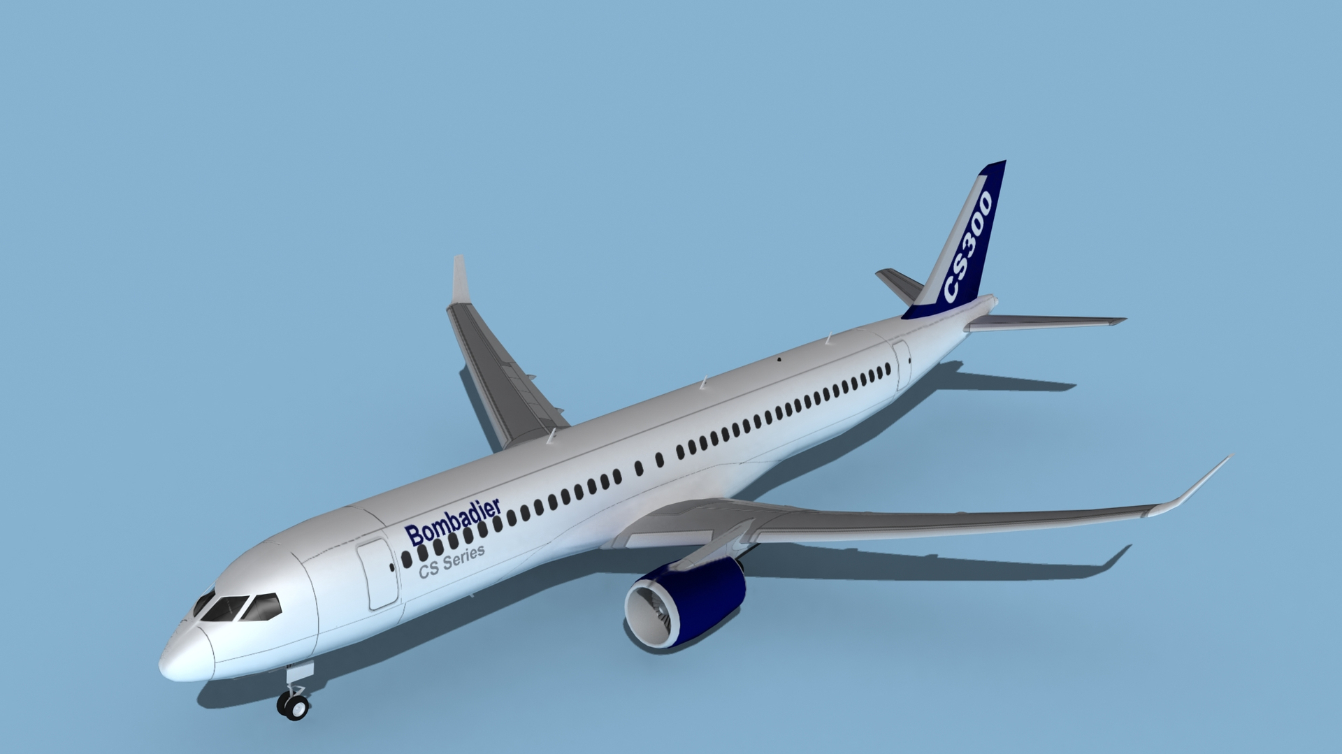 Bombardier CS300 Bombardier 3D model - TurboSquid 1746826