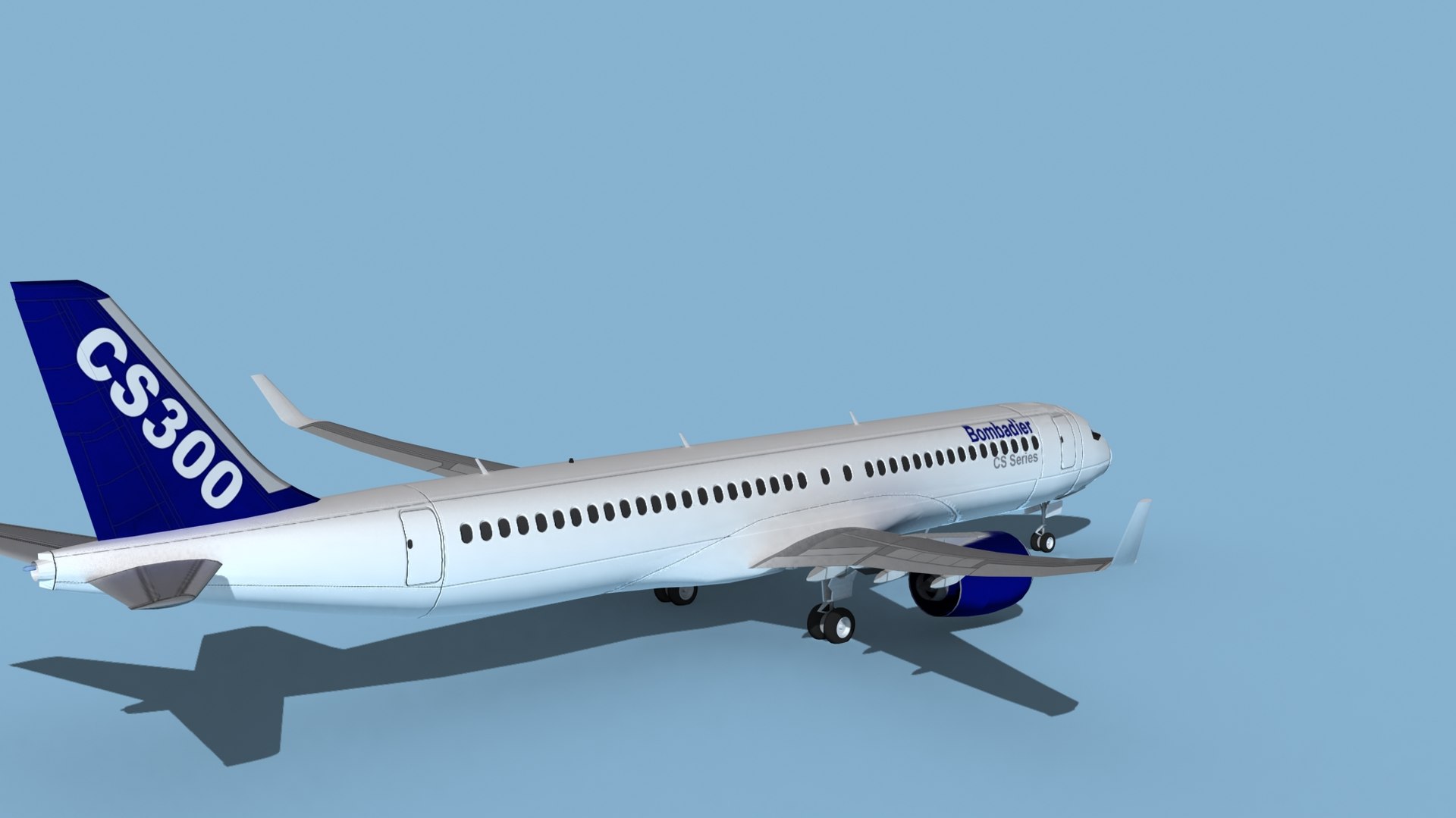 Bombardier CS300 Bombardier 3D Model - TurboSquid 1746826