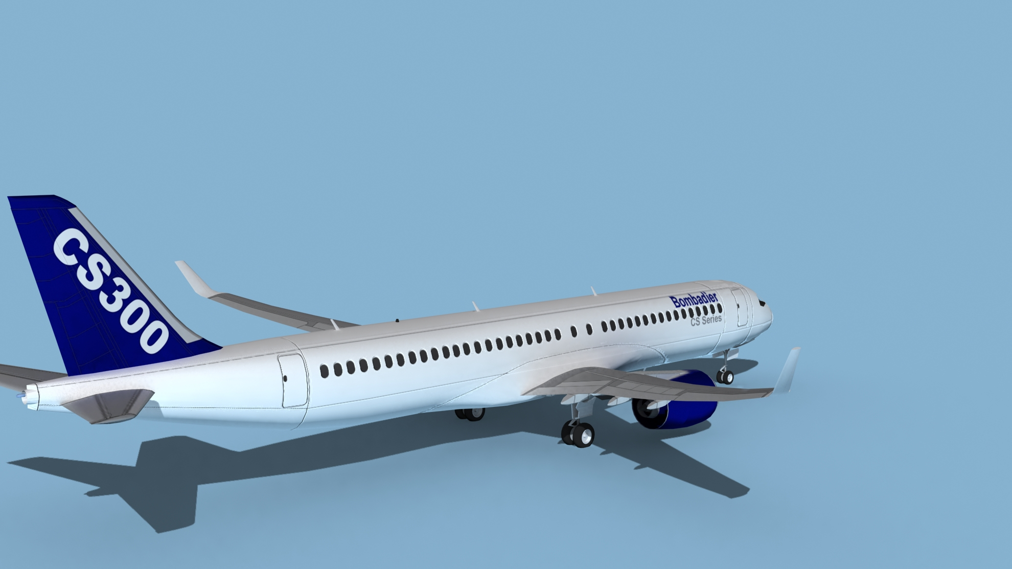 Bombardier CS300 Bombardier 3D model - TurboSquid 1746826