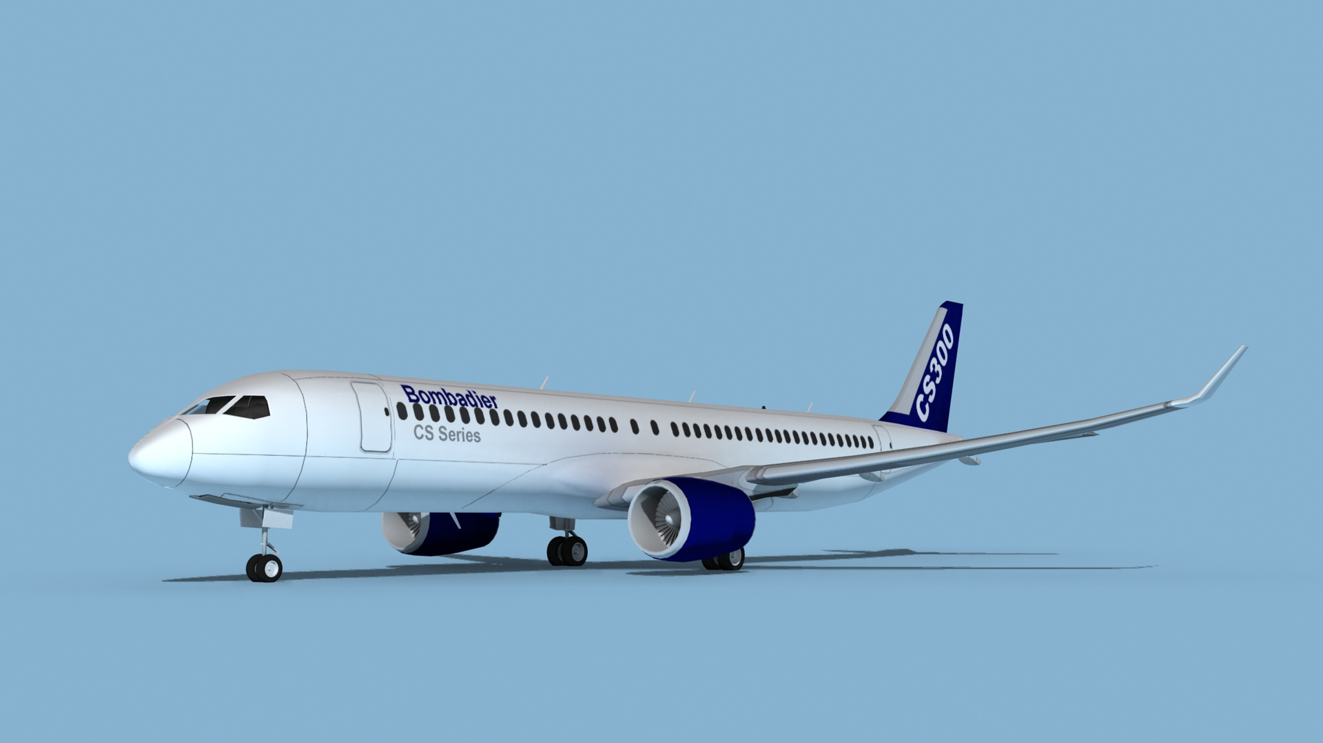 Bombardier CS300 Bombardier 3D model - TurboSquid 1746826