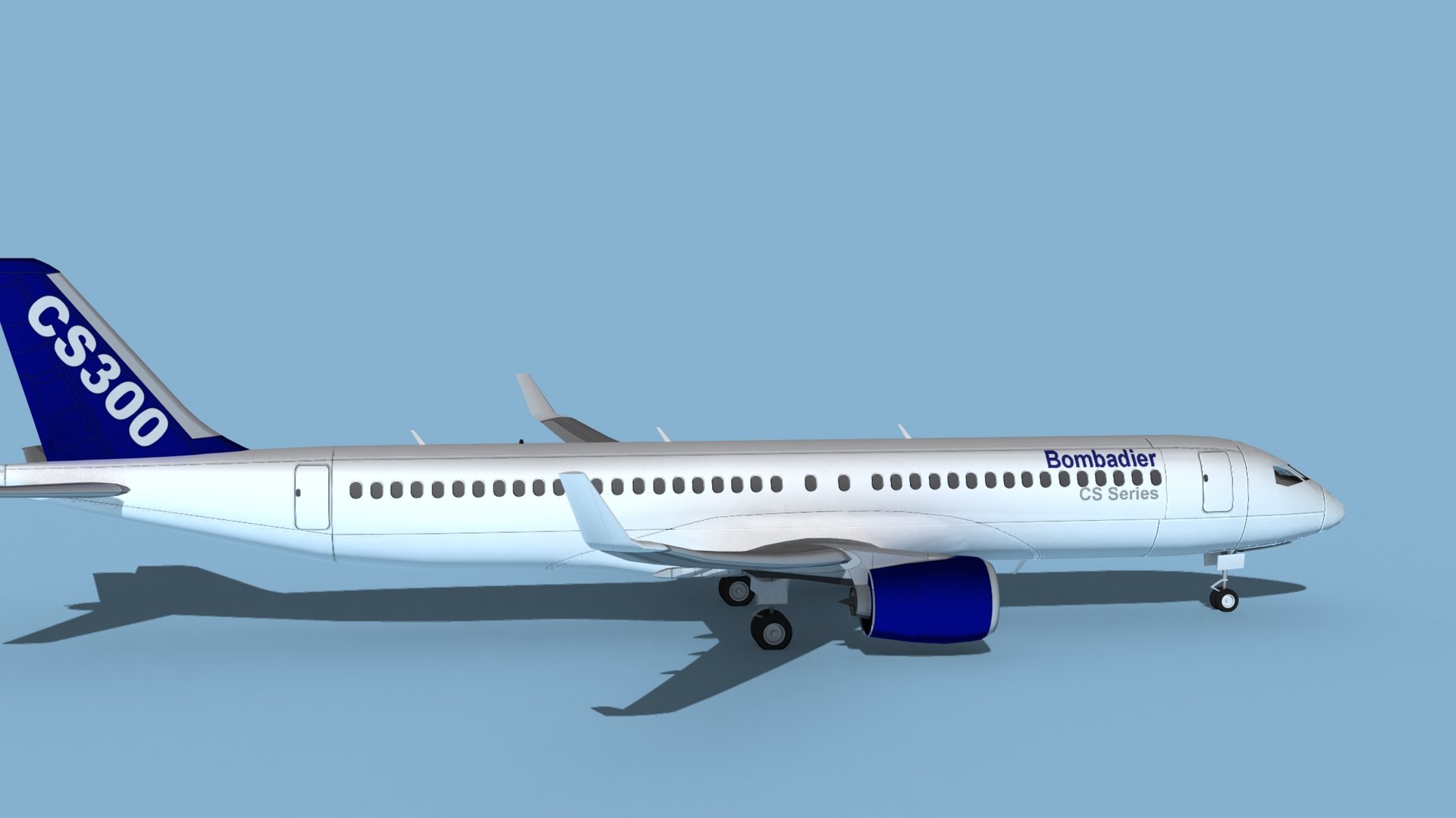 Bombardier CS300 Bombardier 3D Model - TurboSquid 1746826