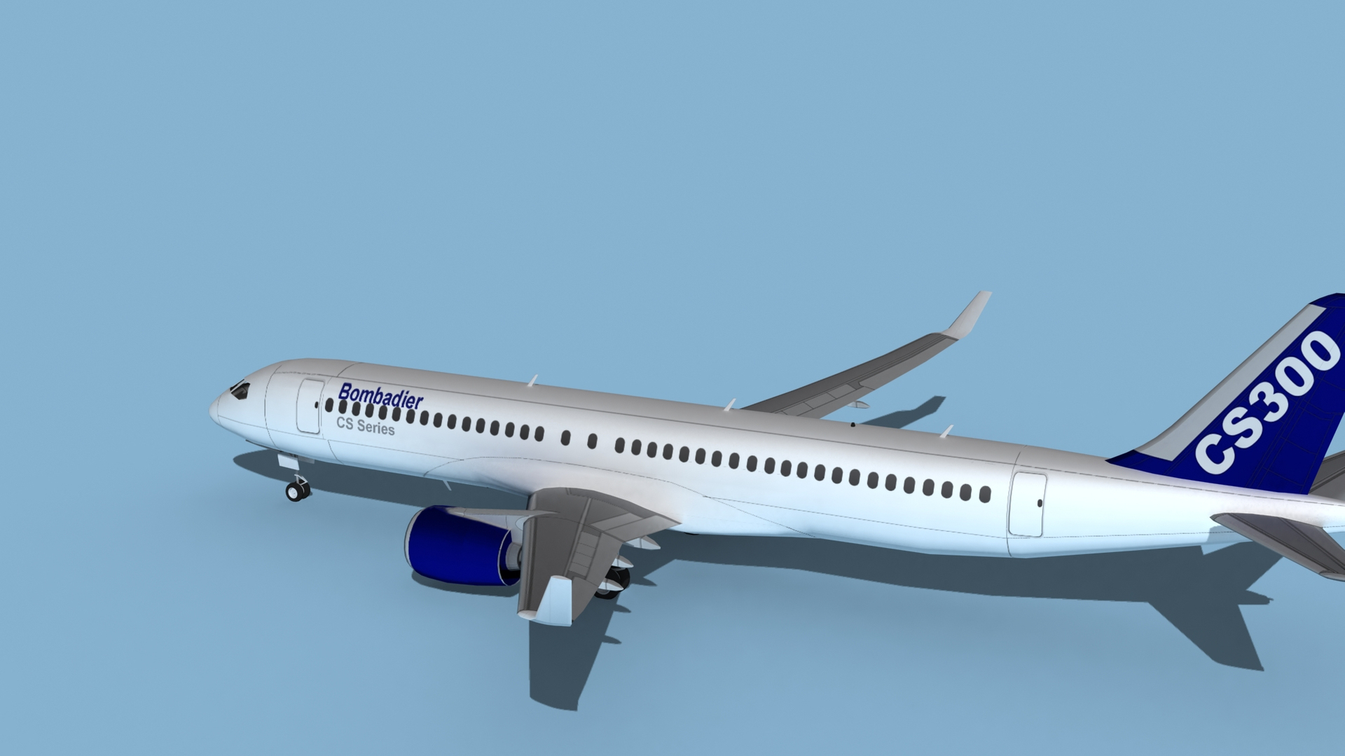 Bombardier CS300 Bombardier 3D model - TurboSquid 1746826