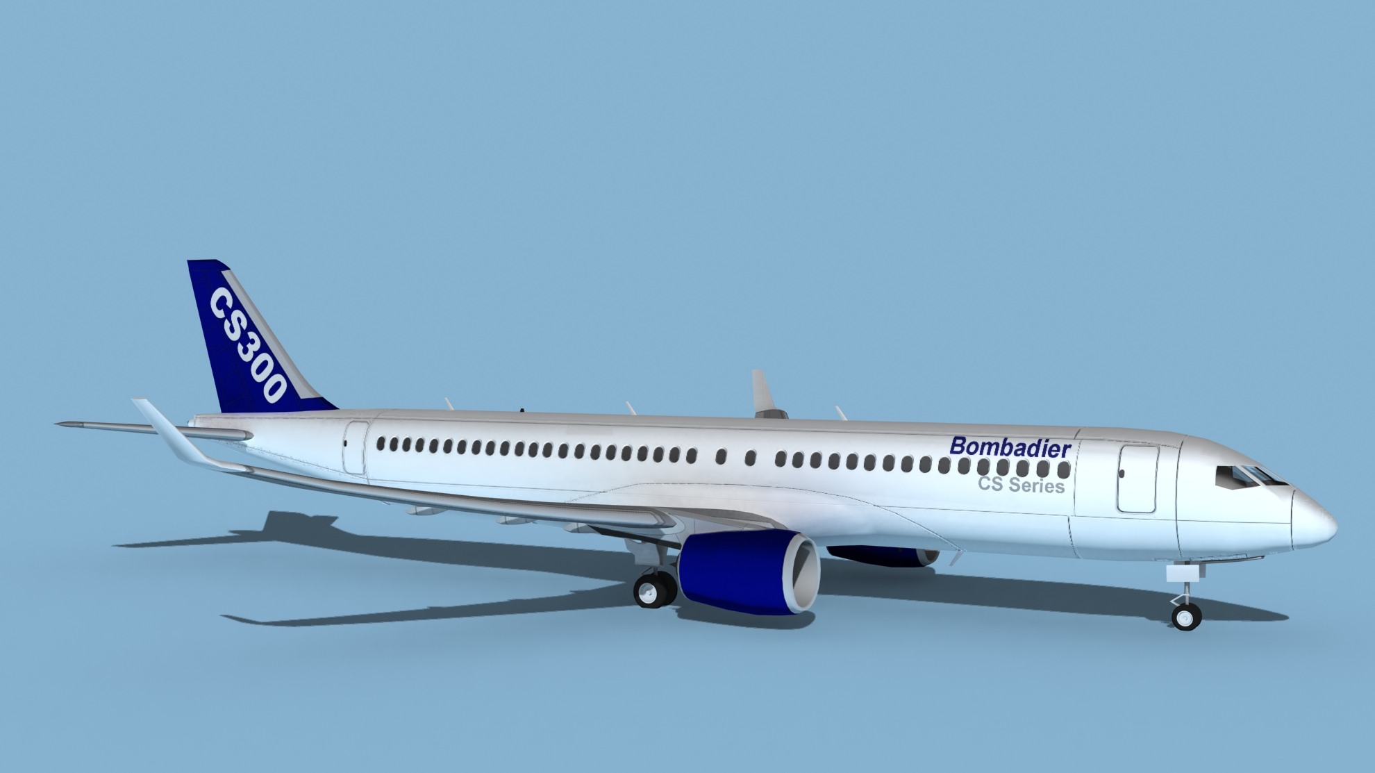Bombardier CS300 Bombardier 3D model - TurboSquid 1746826