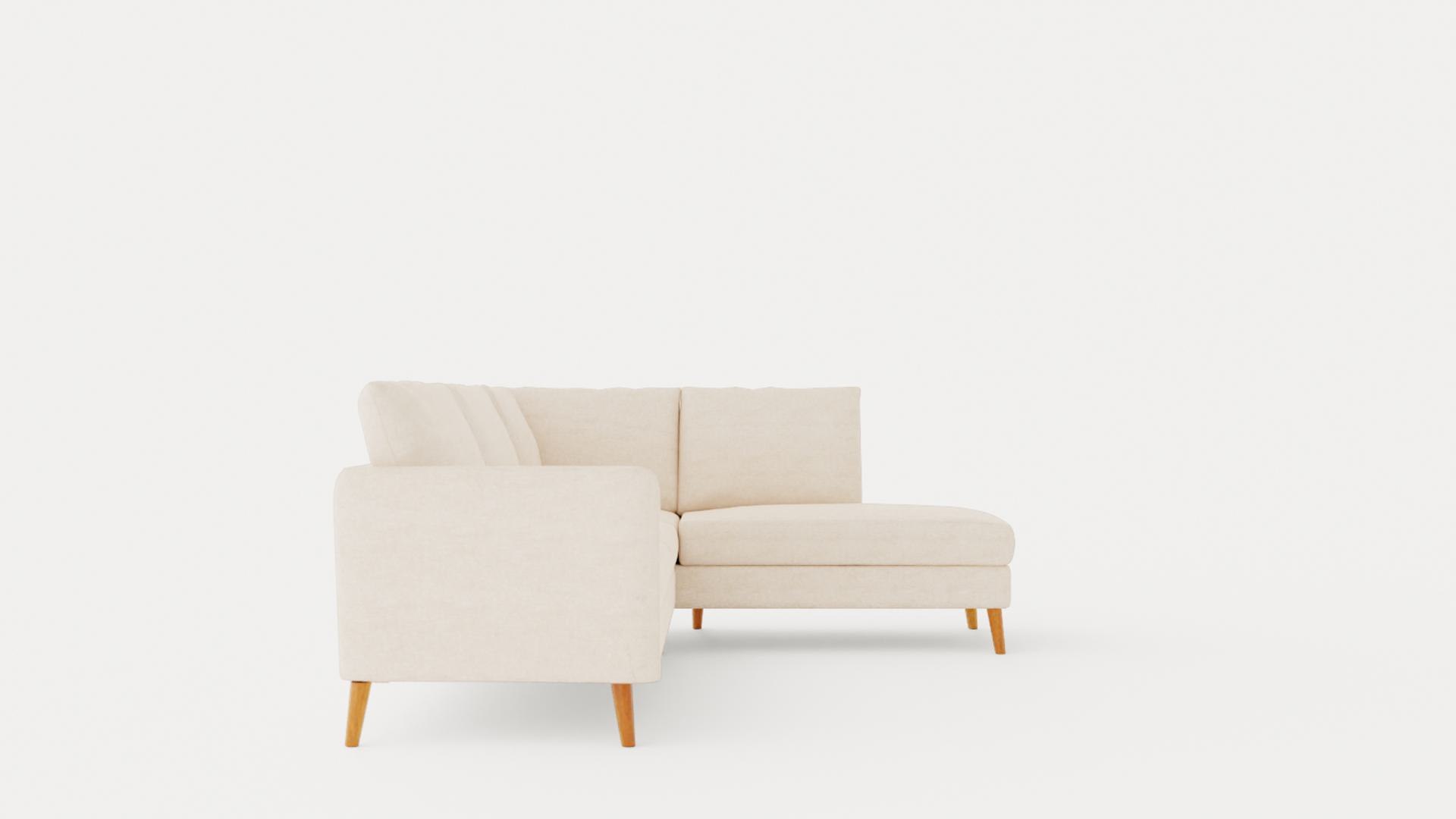 3D Model Trend Sofa 3 Seater With Chaise Lounge Right Beige ...