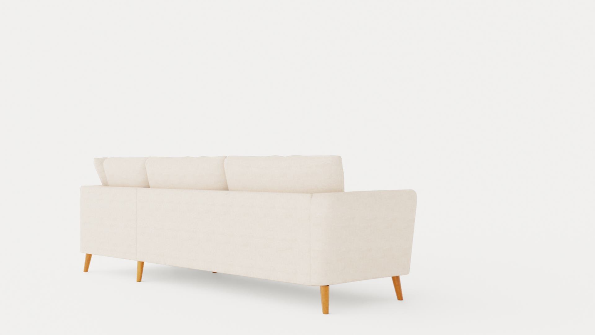 3D Model Trend Sofa 3 Seater With Chaise Lounge Right Beige ...