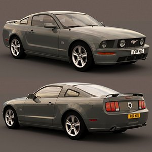 Ford Mustang 3D Models for Download | TurboSquid