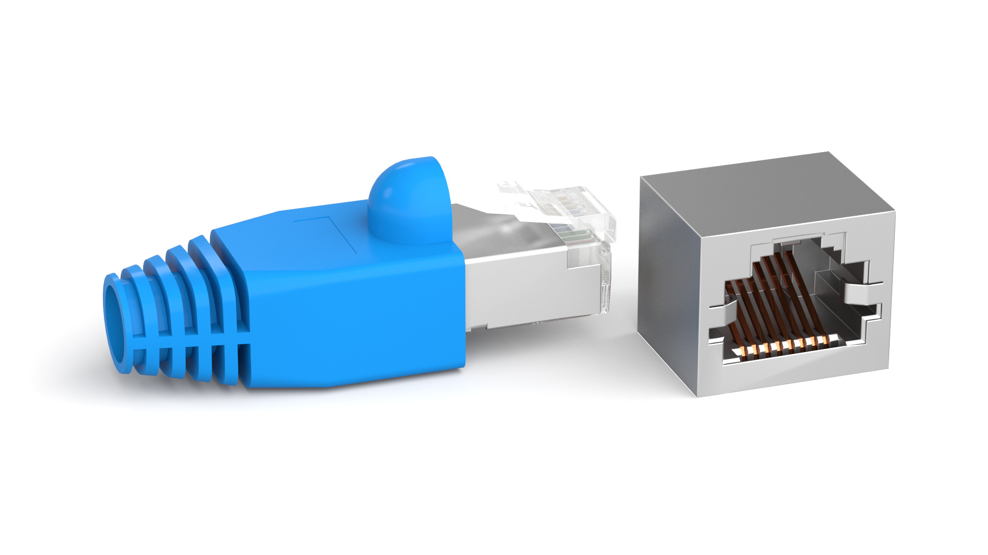 Ethernet Connector RJ45 3D Model - TurboSquid 1920631