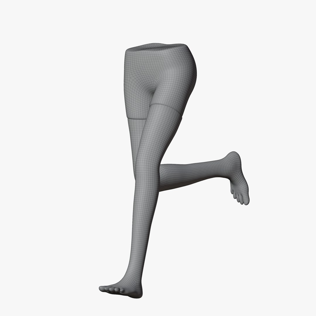 3D Rigged Female Legs - TurboSquid 2213054