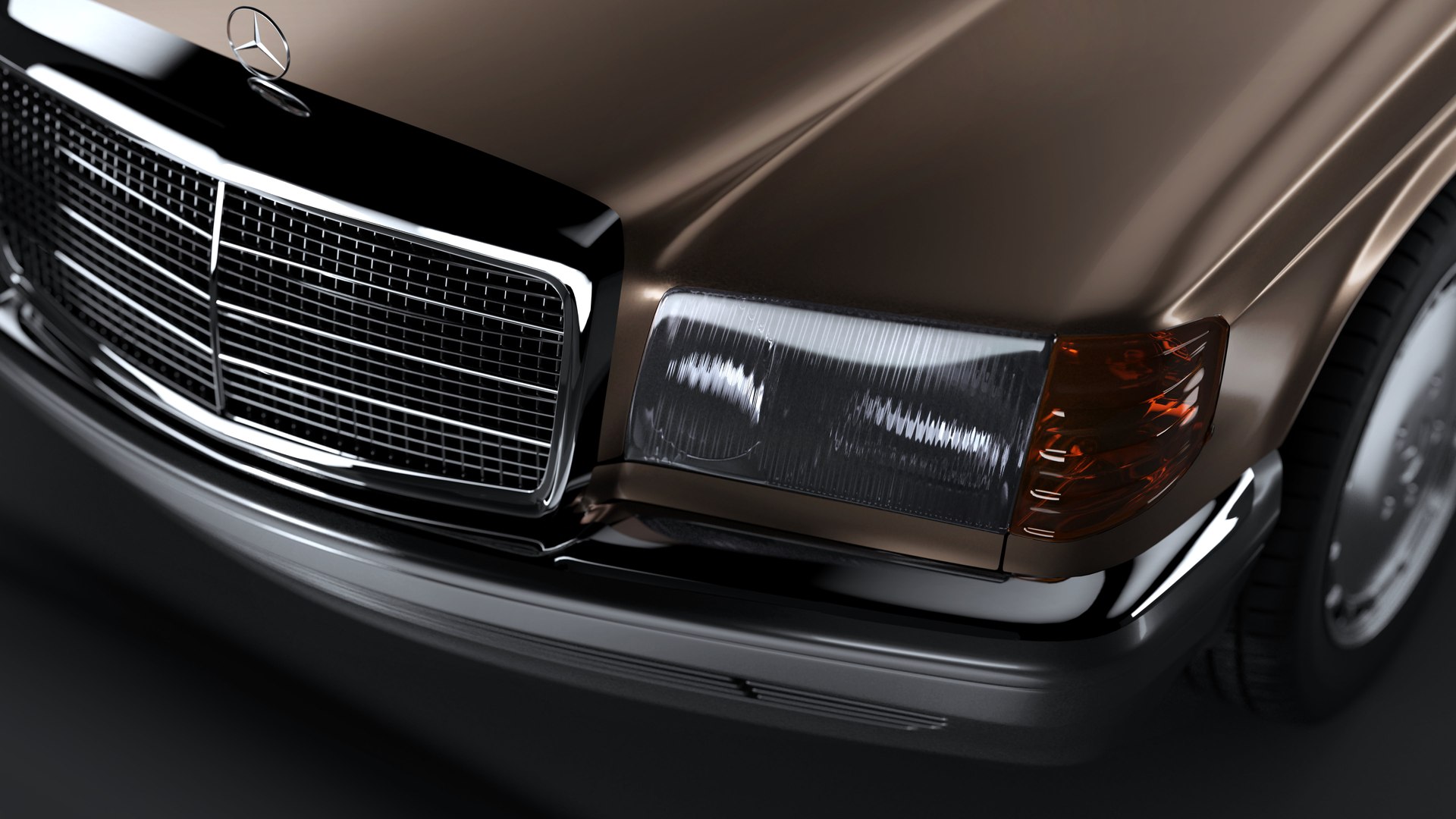 3D Model Mercedes-Benz 350 SEL 1990 - TurboSquid 1919478