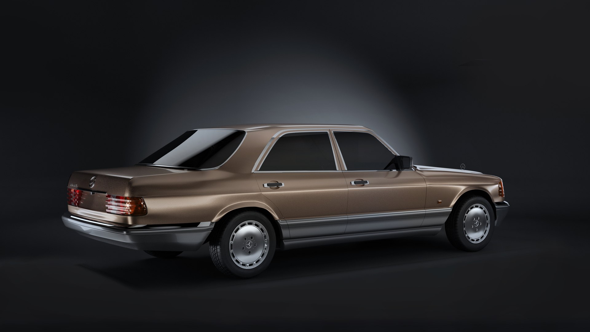 3D Model Mercedes-Benz 350 SEL 1990 - TurboSquid 1919478