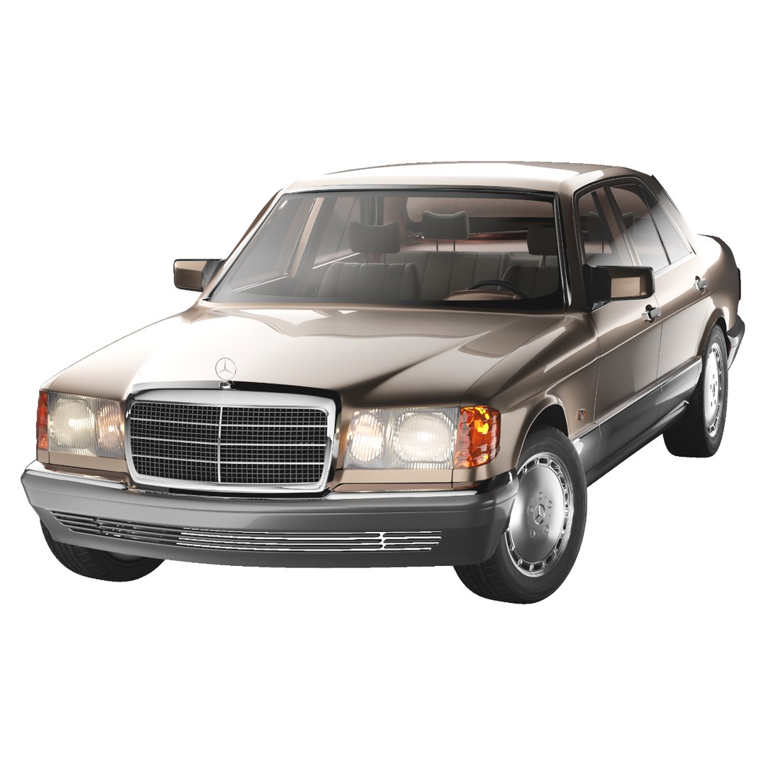 3D Model Mercedes-Benz 350 SEL 1990 - TurboSquid 1919478