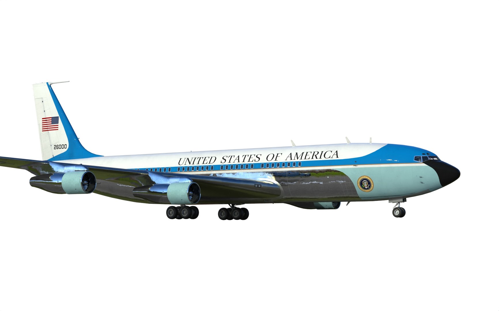 3D Boeing VC-137 C Air Force One - TurboSquid 2183951