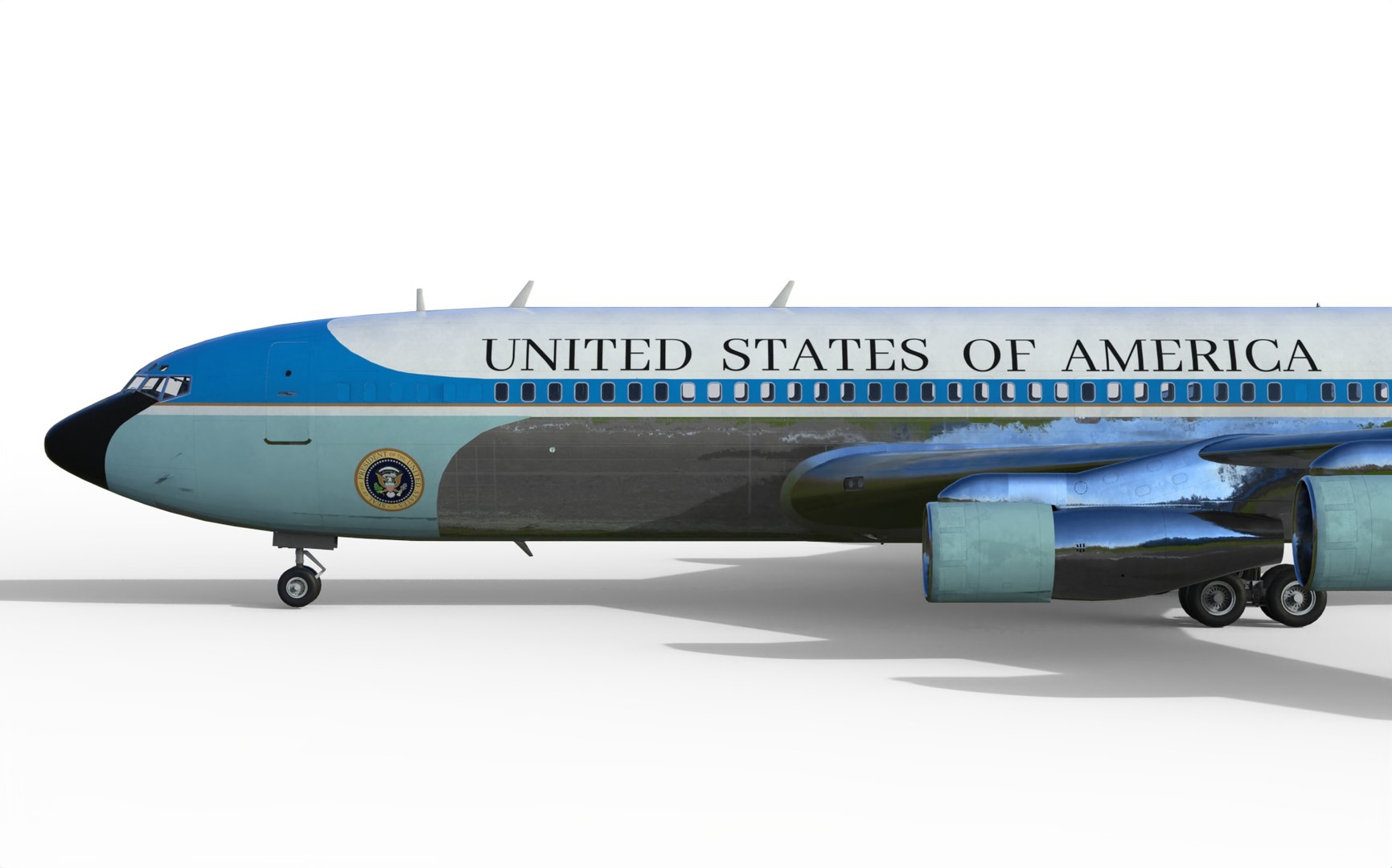 3D Boeing VC-137 C Air Force One - TurboSquid 2183951