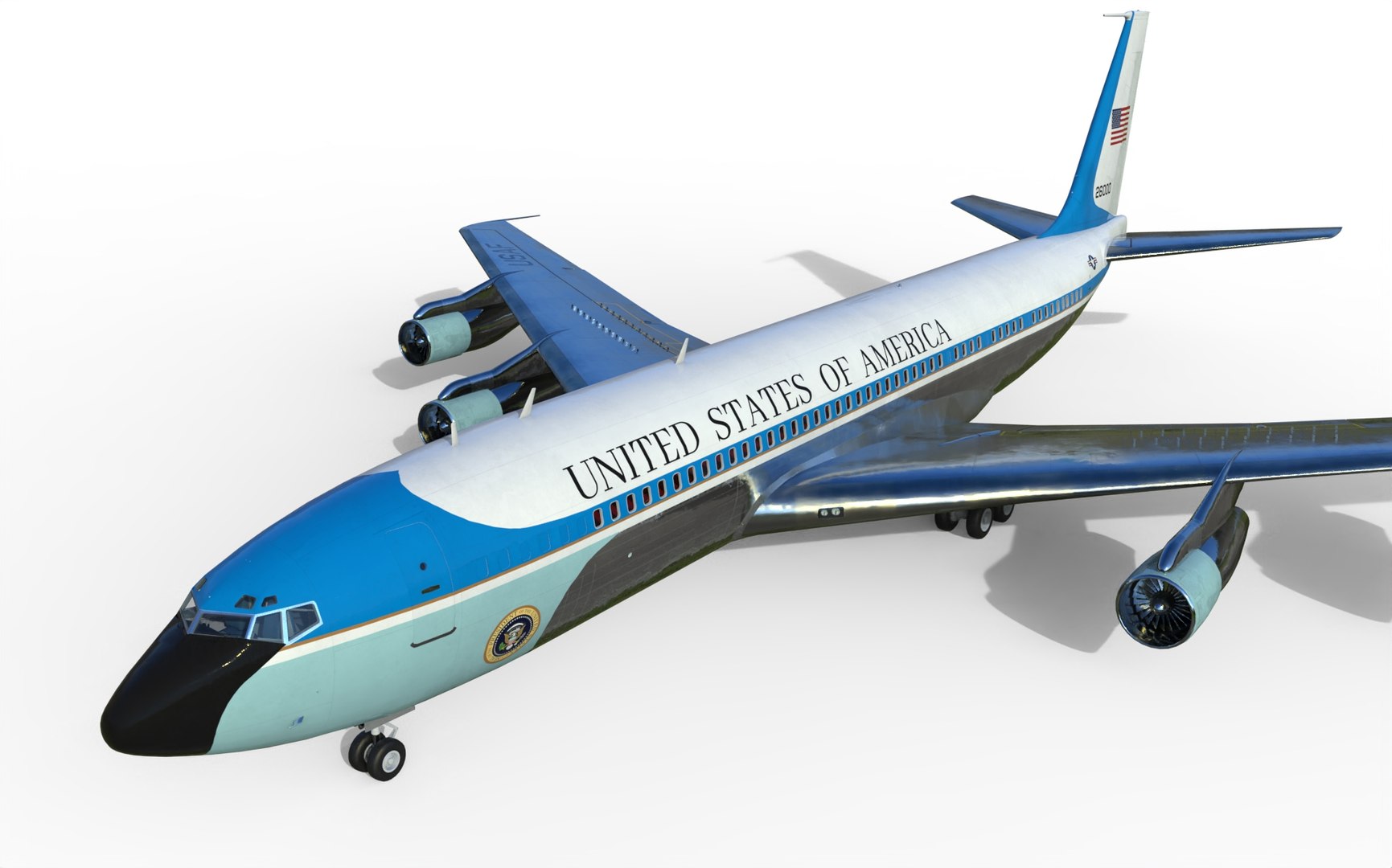 3D Boeing VC-137 C Air Force One - TurboSquid 2183951
