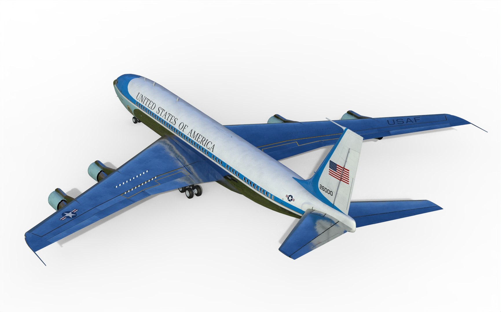 3D Boeing VC-137 C Air Force One - TurboSquid 2183951