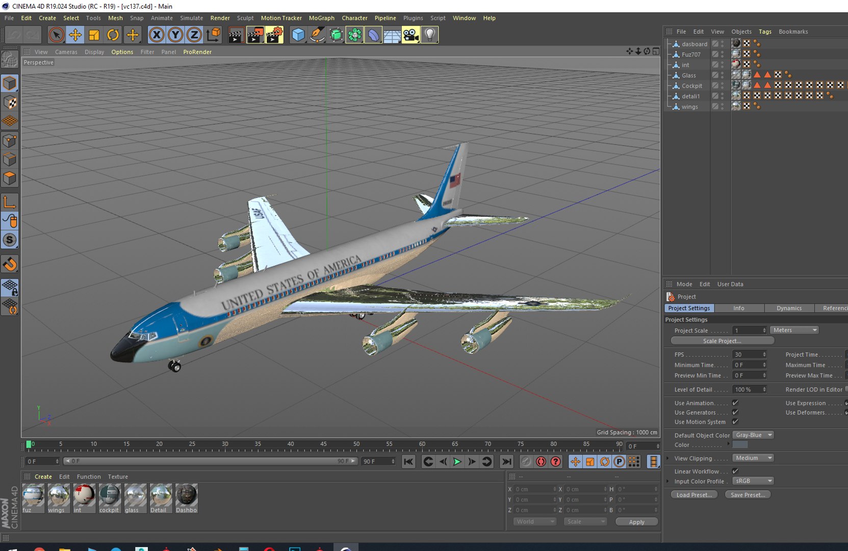 3D Boeing VC-137 C Air Force One - TurboSquid 2183951