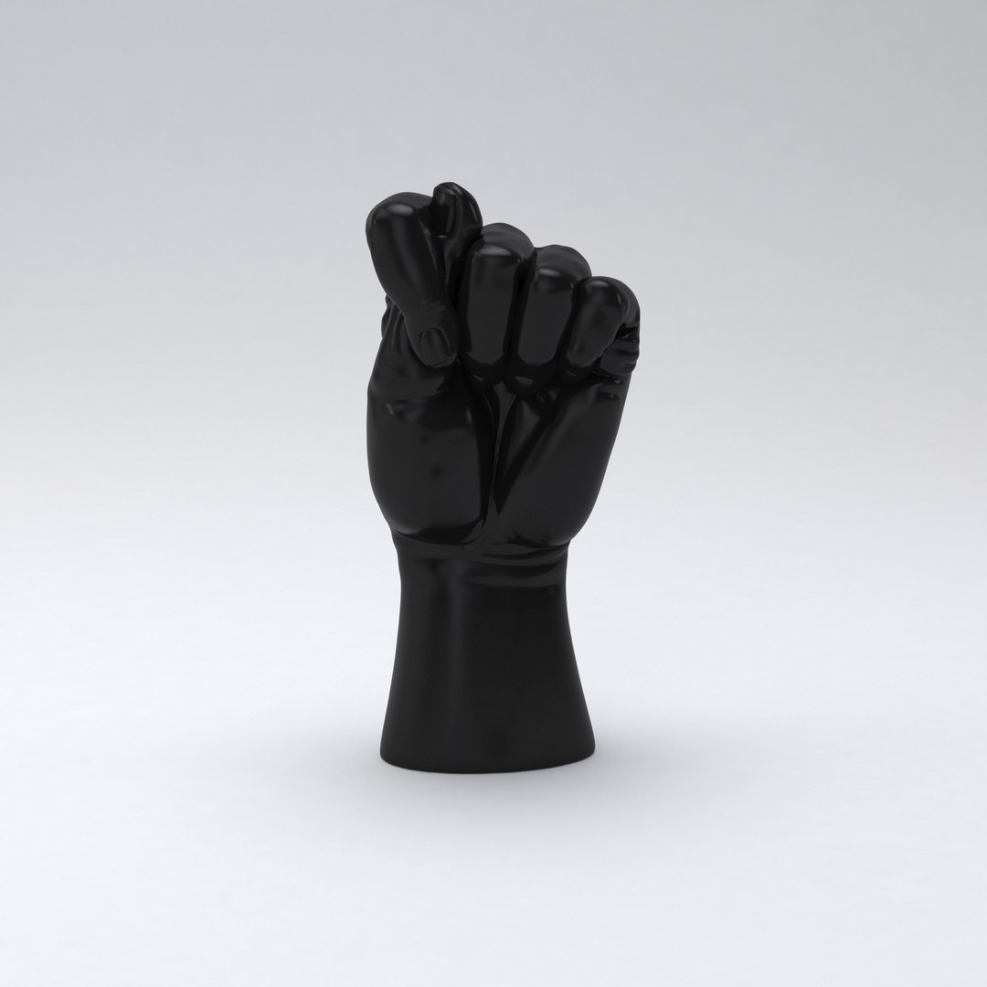3D hand fig printable print model - TurboSquid 1217850