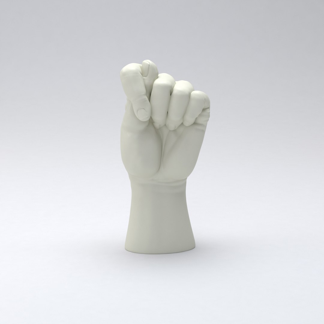 3D hand fig printable print model - TurboSquid 1217850