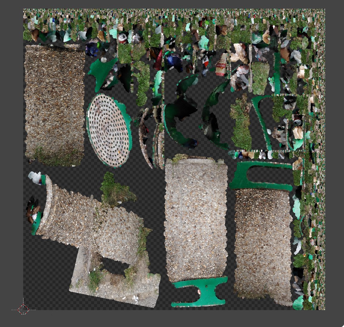 Street rubbish bin model - TurboSquid 1616312